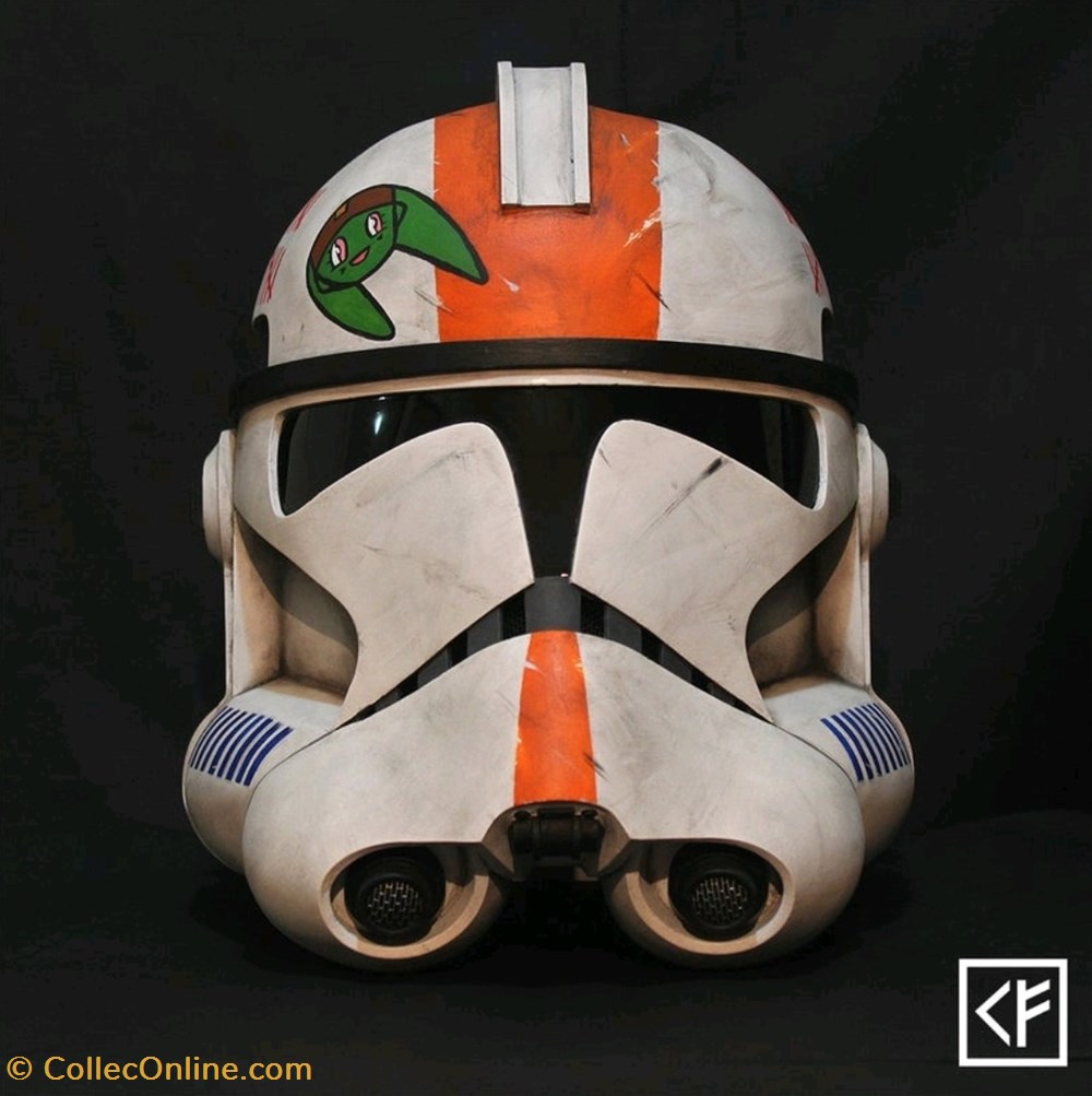 Star Wars Clone Trooper Waxer 1:1 Helmet Chakal's Forge - Figurines Star Wars Clone Trooper Waxer 1:1 Helmet Chakal's Forge - Figurines