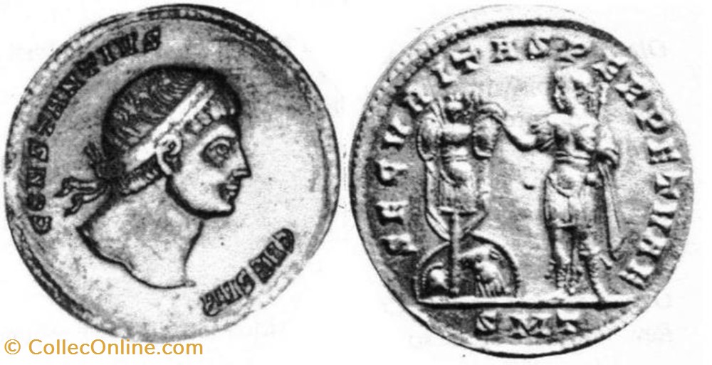 Multiple de 2 solidii Constance II FAUX MODERNE - Coins - Ancient Multiple de 2 solidii Constance II FAUX MODERNE - Coins - Ancient